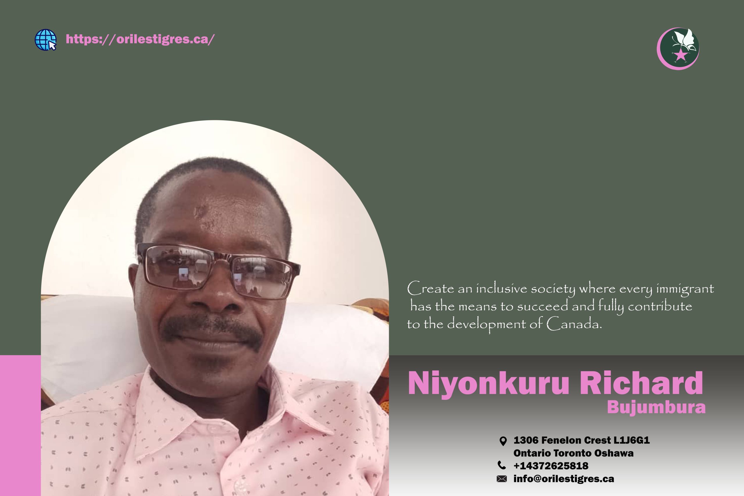 Niyonkuru Richard; I want to go to Canada - ORI LES TIGRES